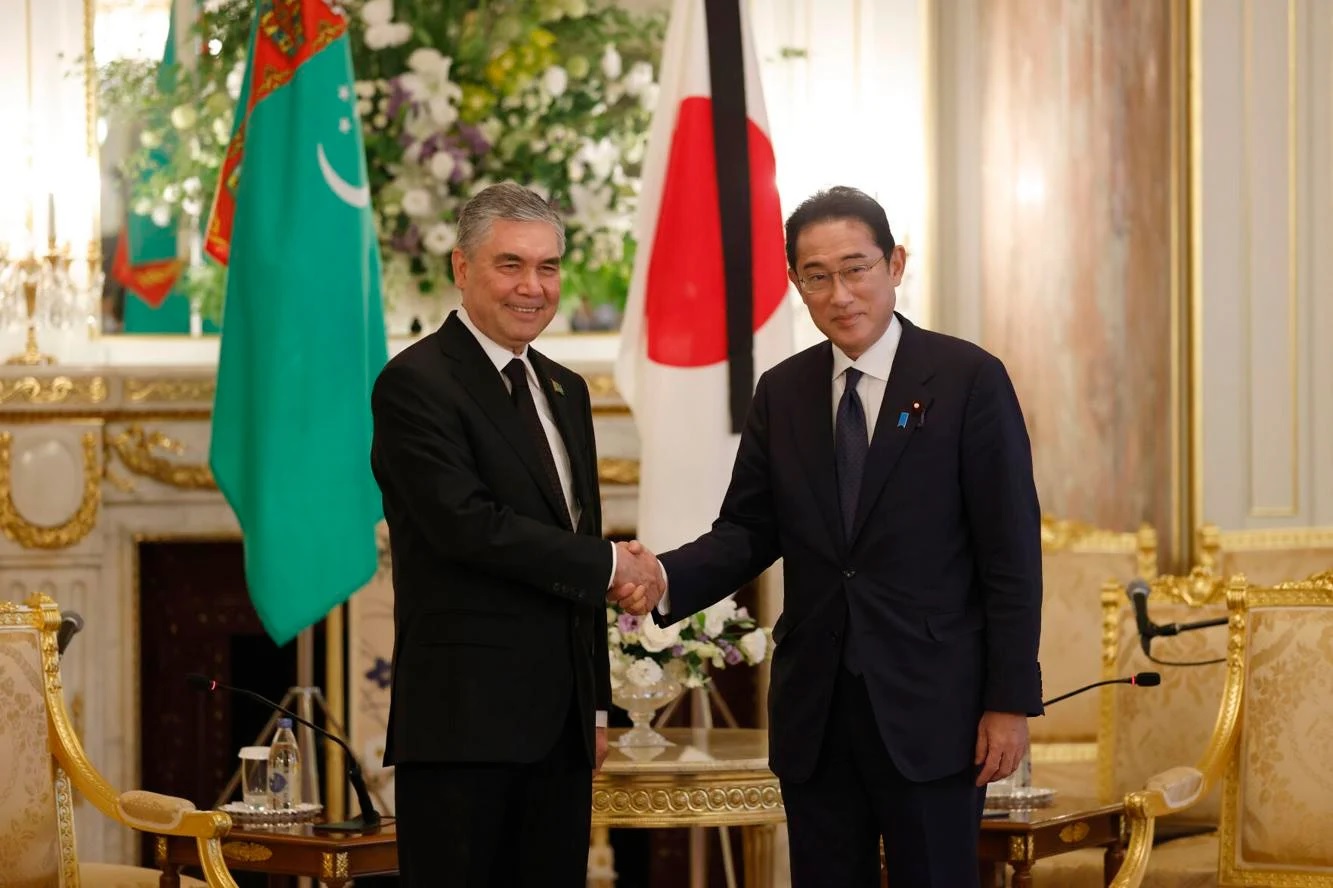 Speaker Of Upper House Of Turkmen Parliament Met With Japanese Pm