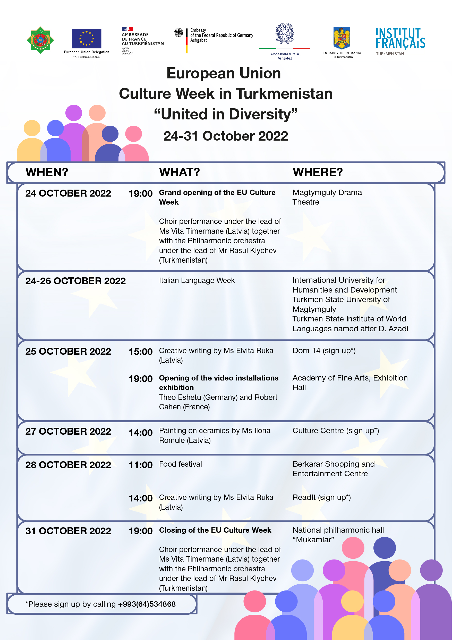 Ashgabat will host the European Union Culture Week - News Central Asia ...