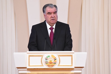 Tajik president’s end-of-year address to joint session of parliament ...