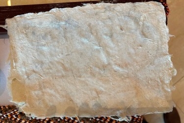 This unique paper is made from mulberry bark – it is a collector’s item ...